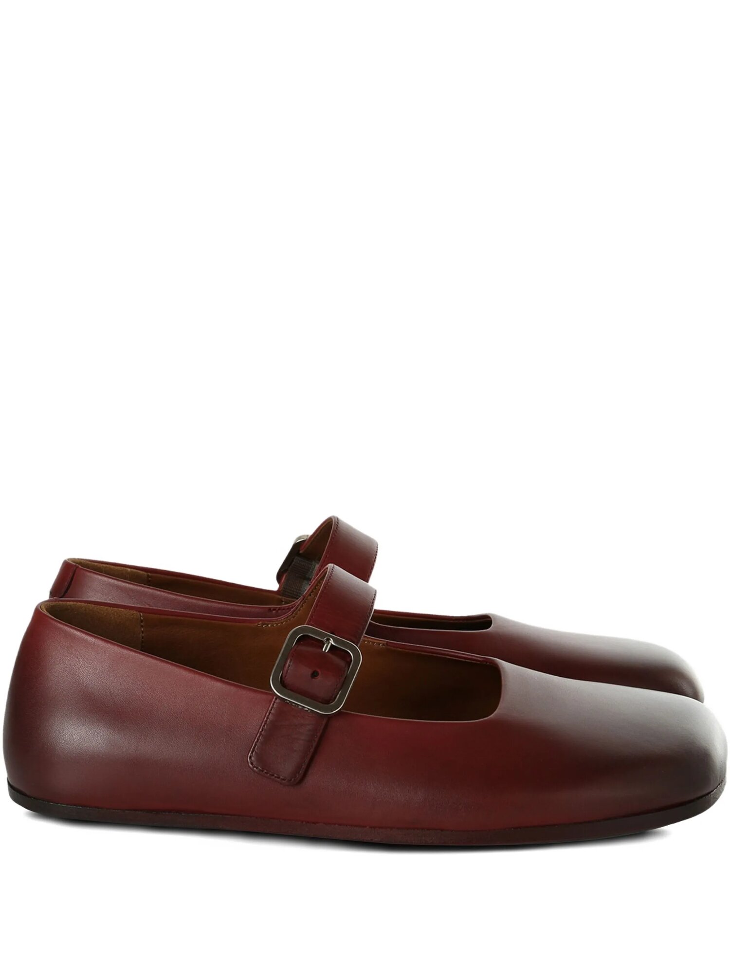 Лоферы Buckle-strap leather loafers