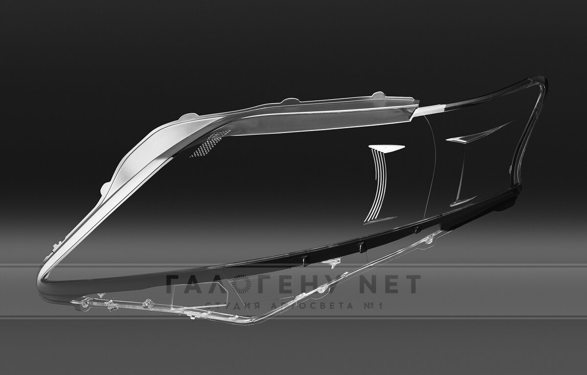 Стекло фары Lexus RX 3 2009-2012, левое, GNX, поликарбонат, для автомобилей Лексус РХ