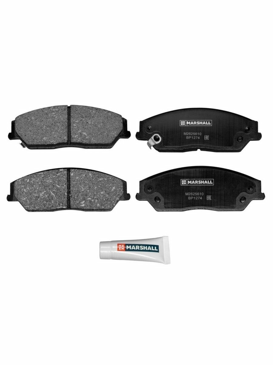 Колодки тормозные дисковые передние для а/м GEELY Emgrand X7; TOYOTA Camry, Marshall M2625610