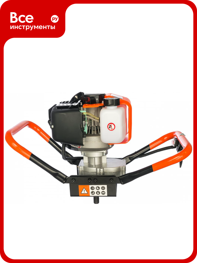 Бензобур 2,4 л. с, диметр бура 200 мм, Gigant GGD-001 без шнека, 80 см