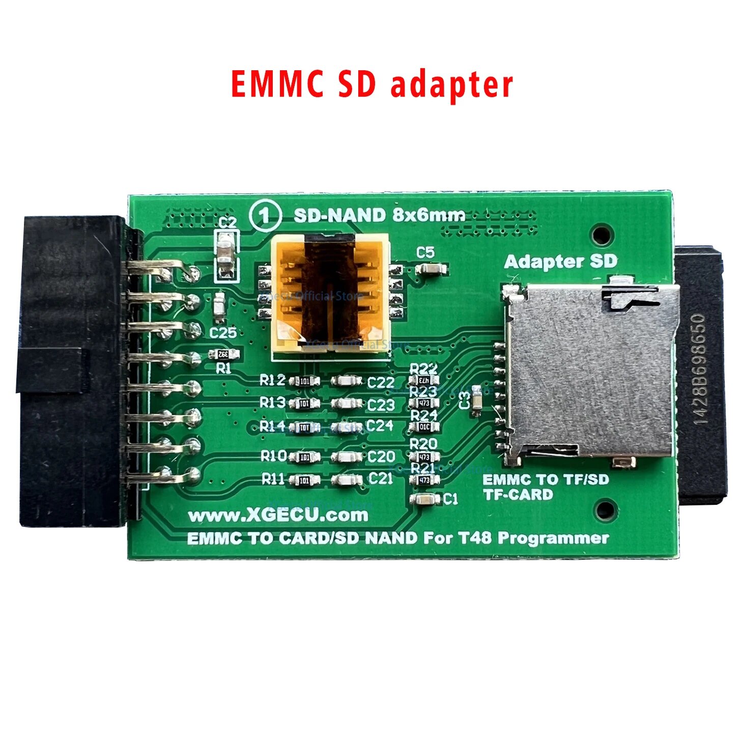 XGECU EMMC SD адаптер для XGecu T48