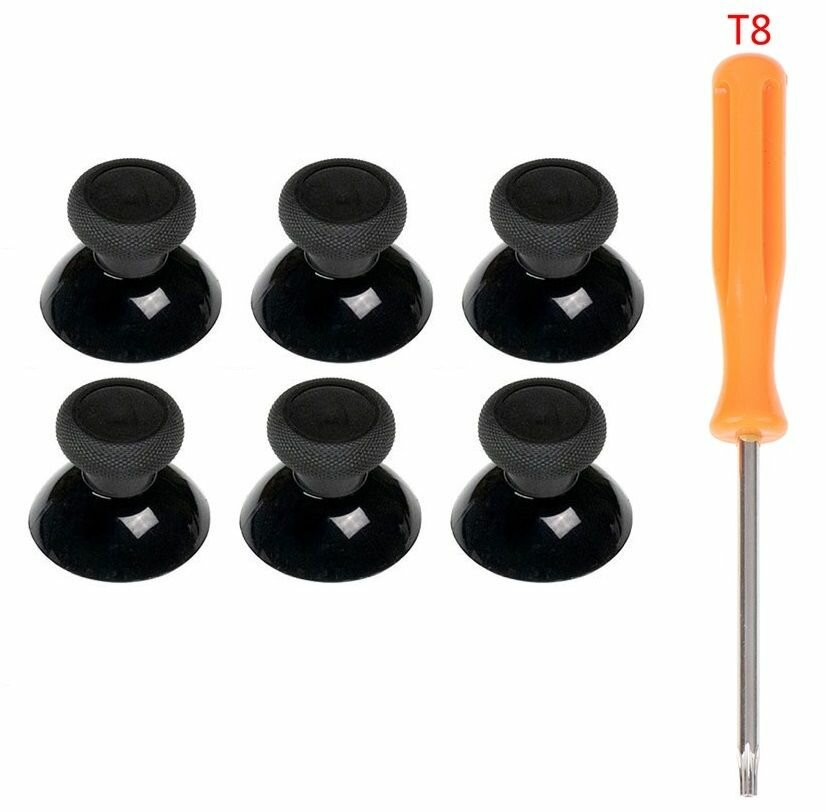Аналоговые стики-грибки MyPads для Xbox One/S X/Series S X (6 шт.) + отвертка Torx T8