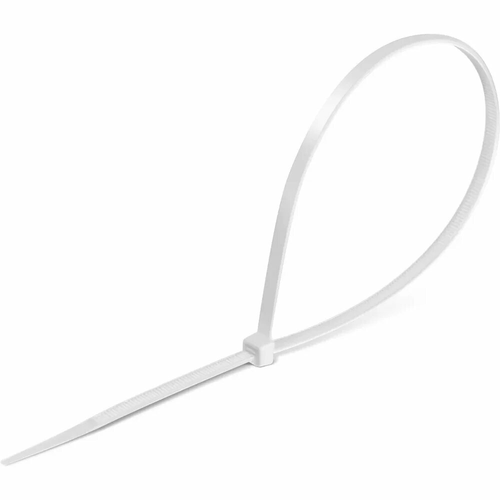 Кабельные стяжки ЗУБР КС-Б1, 1.8x100 мм, нейлон РА66, 100 шт, белые, Профессионал 309010-18-100