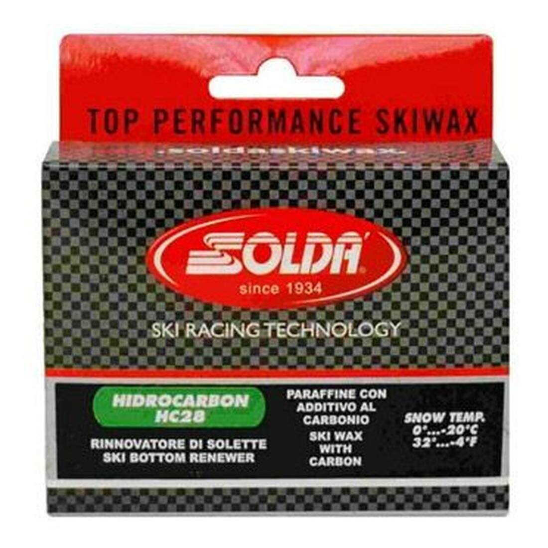 Универсальный парафин Solda HC28, рабочая температура от -24 °С до 5 °С, 60 г