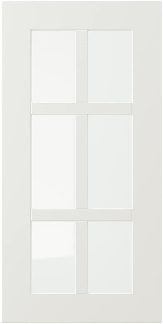 Стеклянная дверь, белый, 30x60 см IKEA STENSUND стенсунд