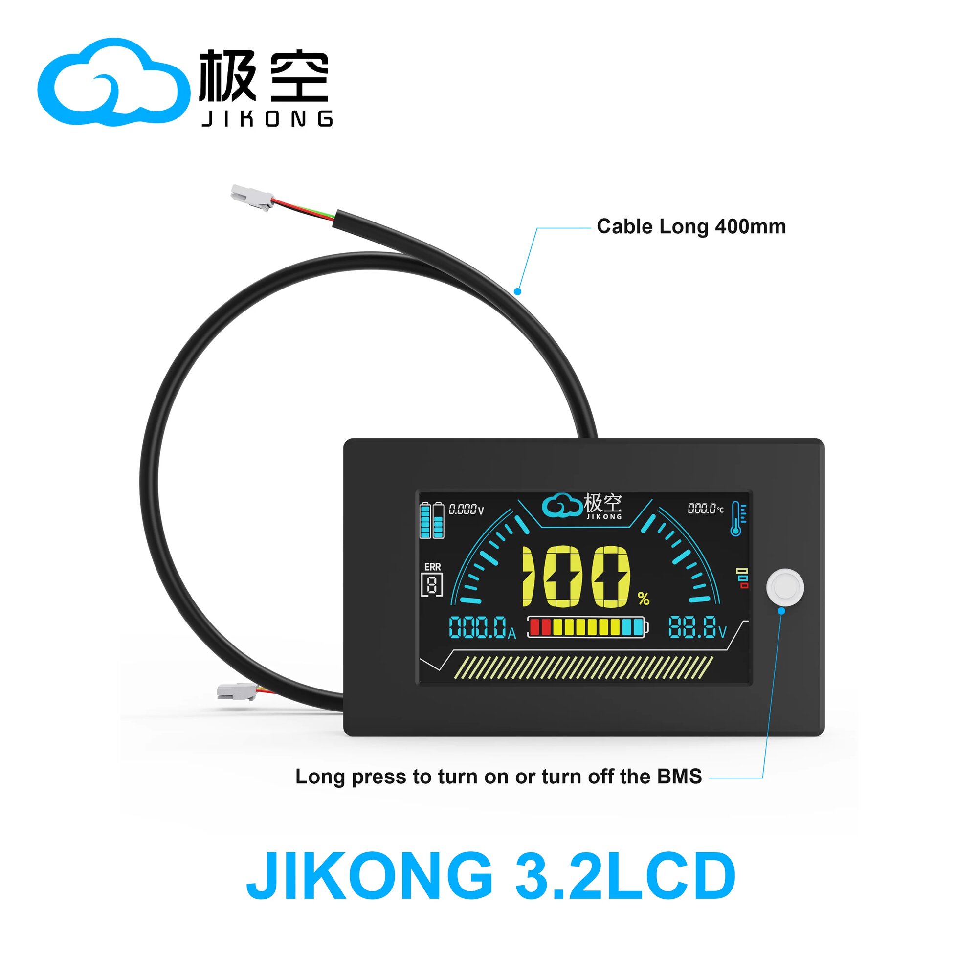 JIKONG JKBMS B1A24S15P Bluetooth BMS для литий-ионных аккумуляторов JK-3.2LCD