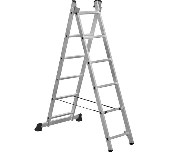 Двухсекционная лестница 6 ступеней Gigant L-02 2х6