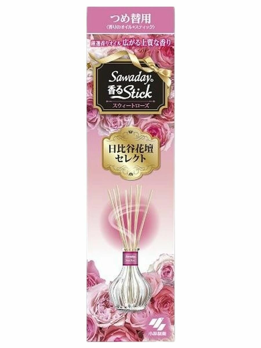 Запасной блок для аромадиффузора Sawaday Fragrant Stick, аромат роз, 70 мл, Япония