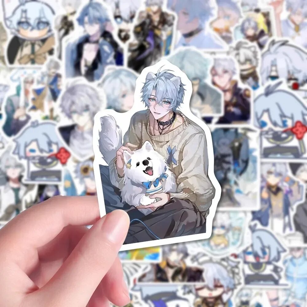 Наклейки Honkai Star Rail Phainon, 10шт, цвет Random