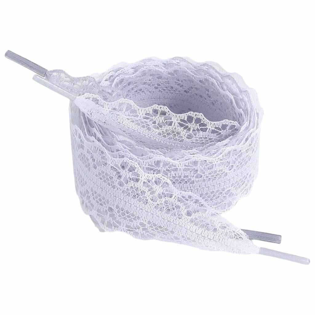 Кружевные шнурки - фиолетово-серые