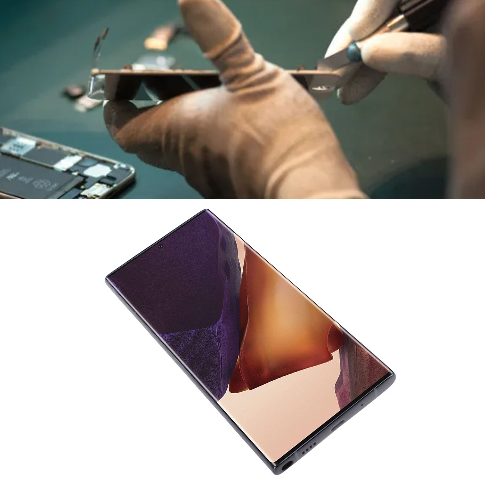 Замена экрана для Galaxy Note 20 Ultra 6,9-дюймовый телефон TFT LCD дисплей сенсорный экран дигитайзер сборка с набором инструментов для ремонта для SM N986U SM N986B черный