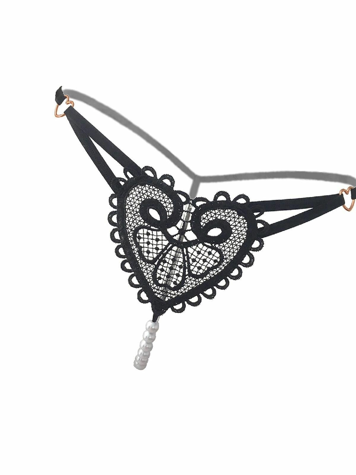 Жемчужные трусики-стринги