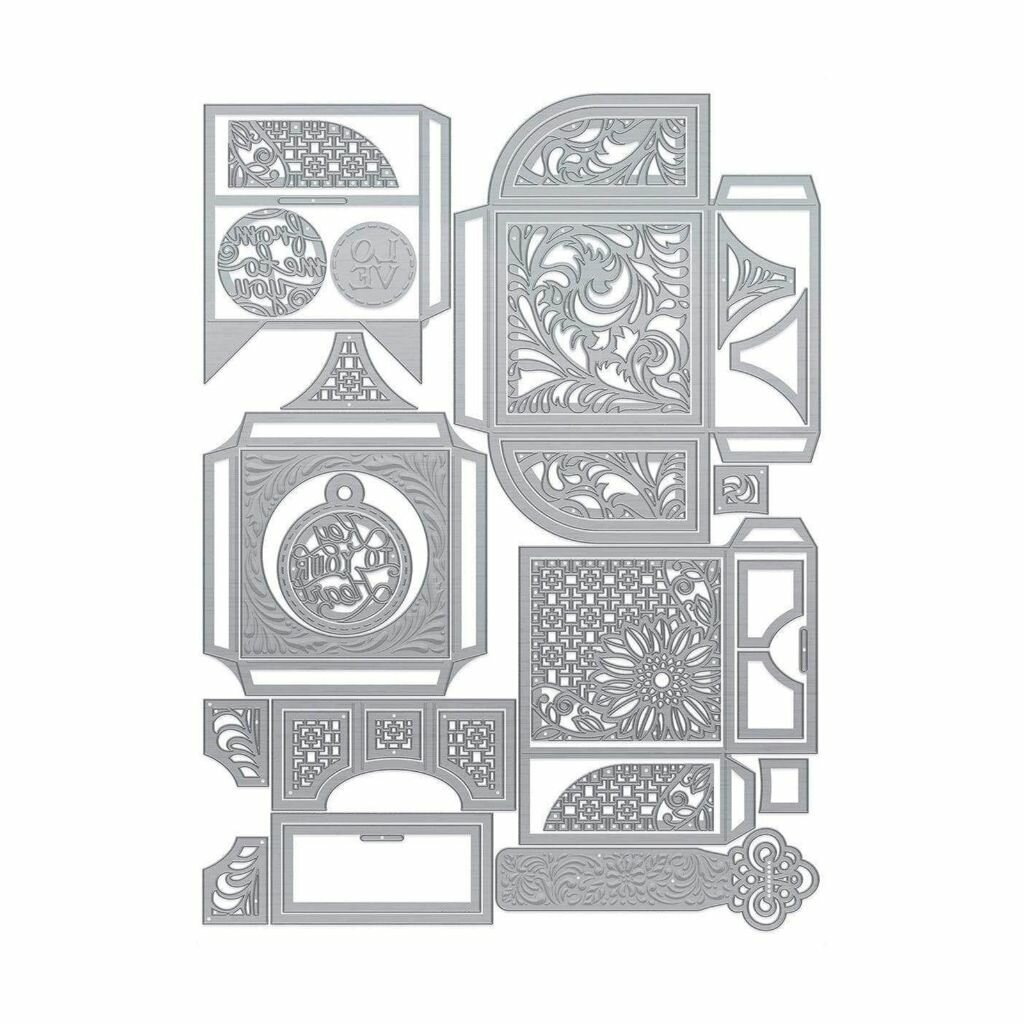 (1 шт.) Квадратная подарочная коробка