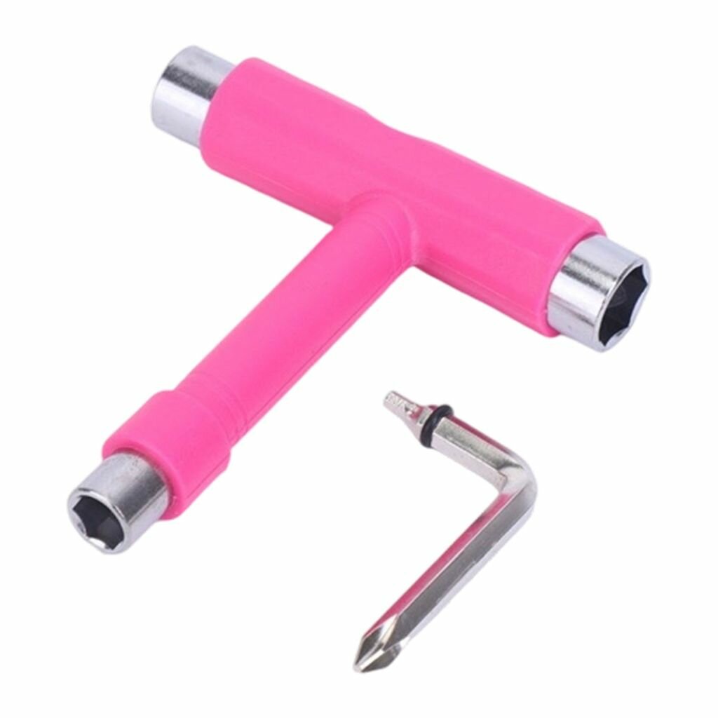 Т-образный ключ для скейтборда, Розовый 1
