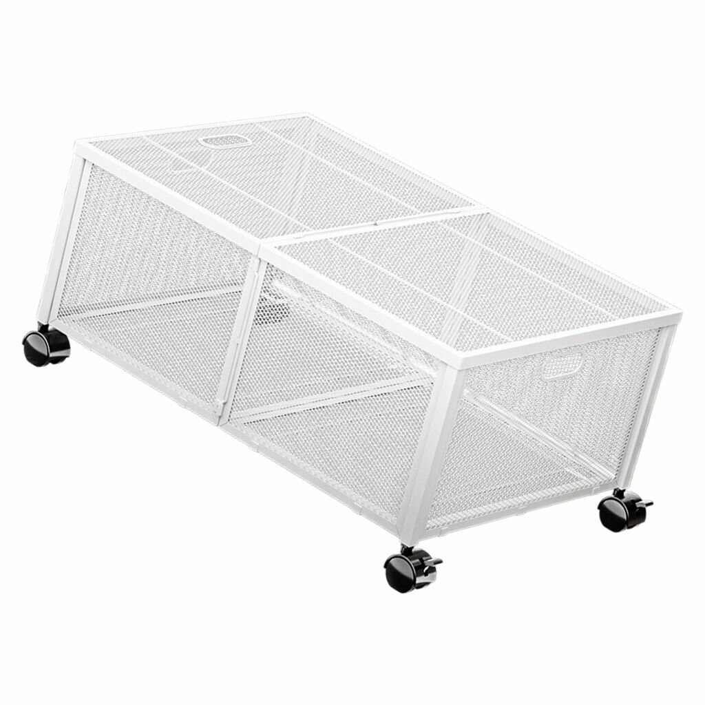 Съемный стеллаж для хранения нижнего белья в спальне, тележка белого цвета