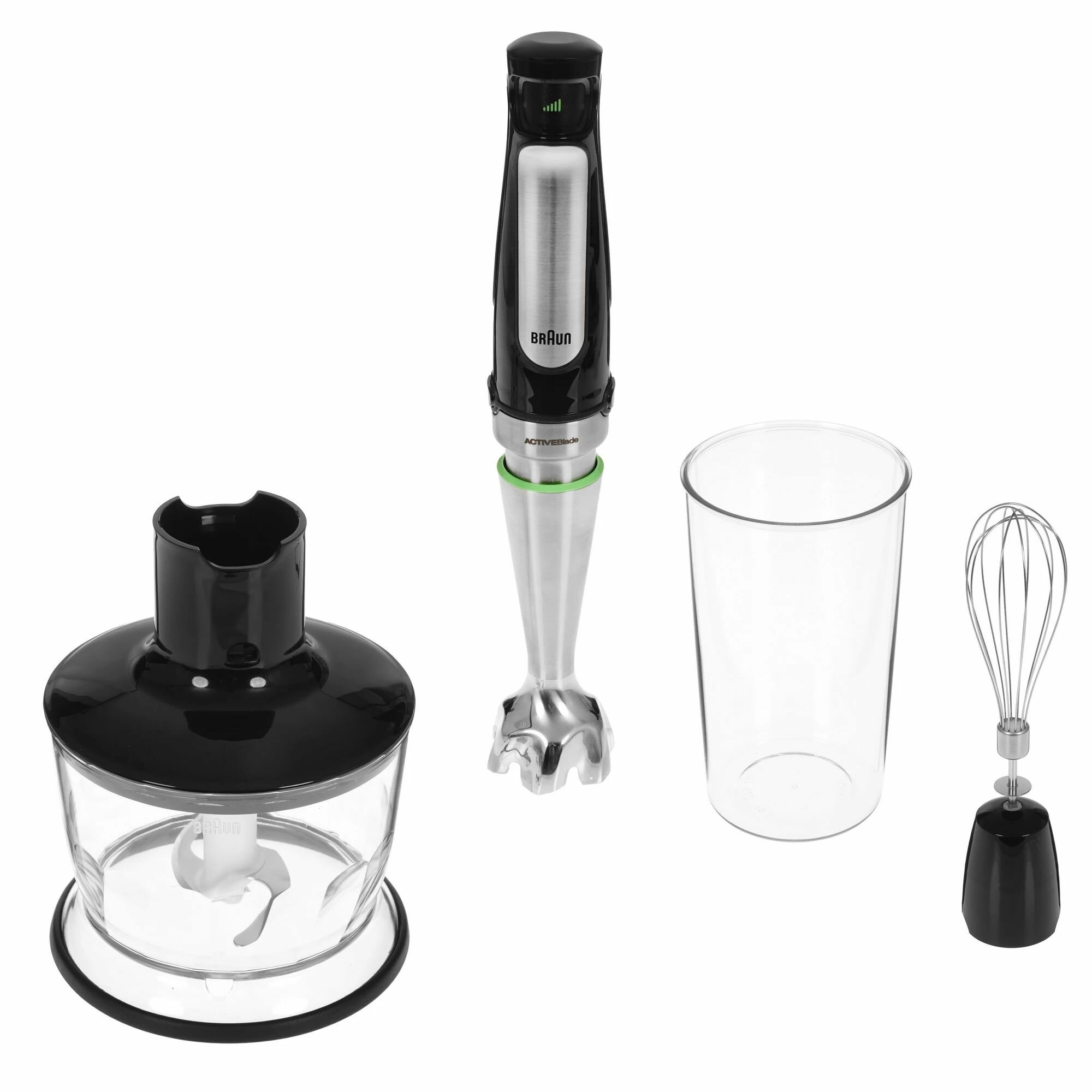 Блендер Braun MQ7035, погружной, 10 скоростей, 1000 Вт, металлический