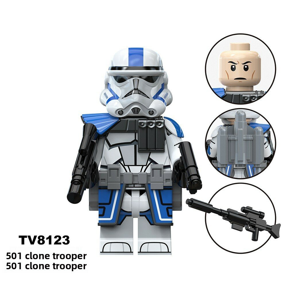 Darth vader soldier building block man for kids creative play educational toy stylea