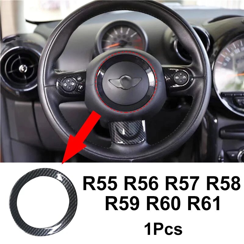 Аксессуары для MINI Cooper S JCW R60 R61, Автомобильный руль, приборная панель, Steering Wheel Ring