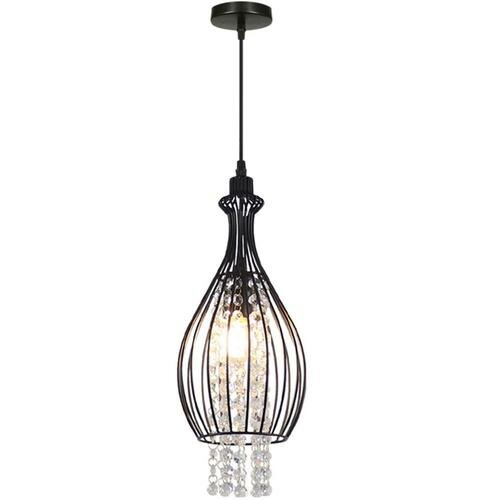 16cm винтажный ресторанный светильник, E27 * 1, без лампочки, спальня бар стол одинарная кованая железная люстра