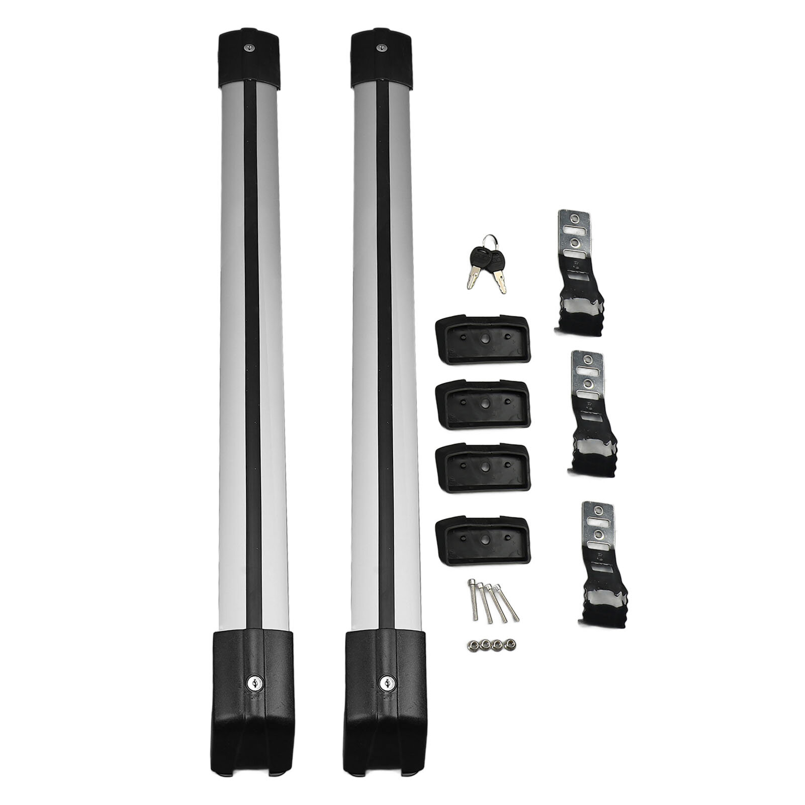 Автомобильная крыша крыша крыша перекрестные стержни 330,7 фунтов грузоподъемности алюминиевый сплав Крыши крыши.