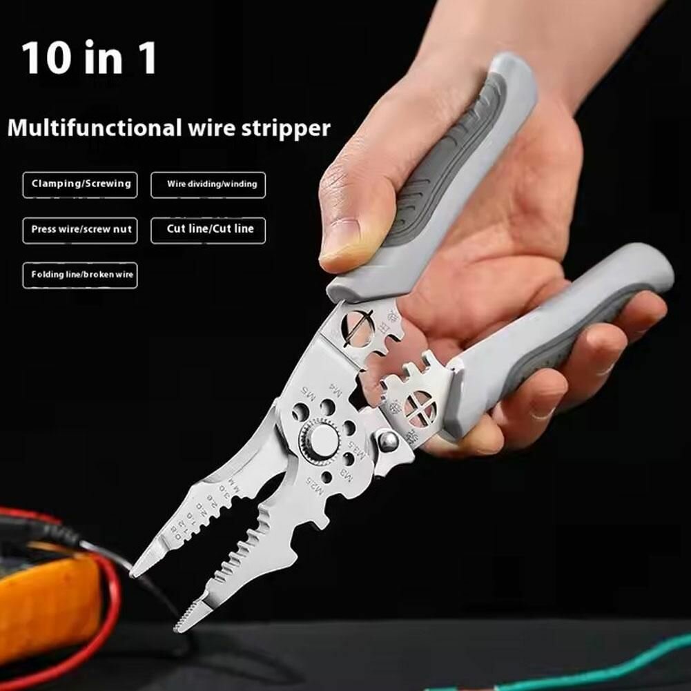 29 в 1 многофункциональные плоскогубцы, электрик, Подходит для зачистки проводов и вытаскивания гвоздей.