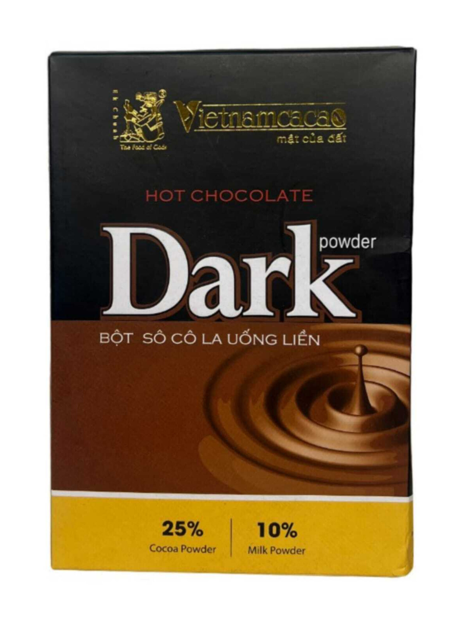 Горячий темный шоколад Vietnamcacao растворимый 15 саше