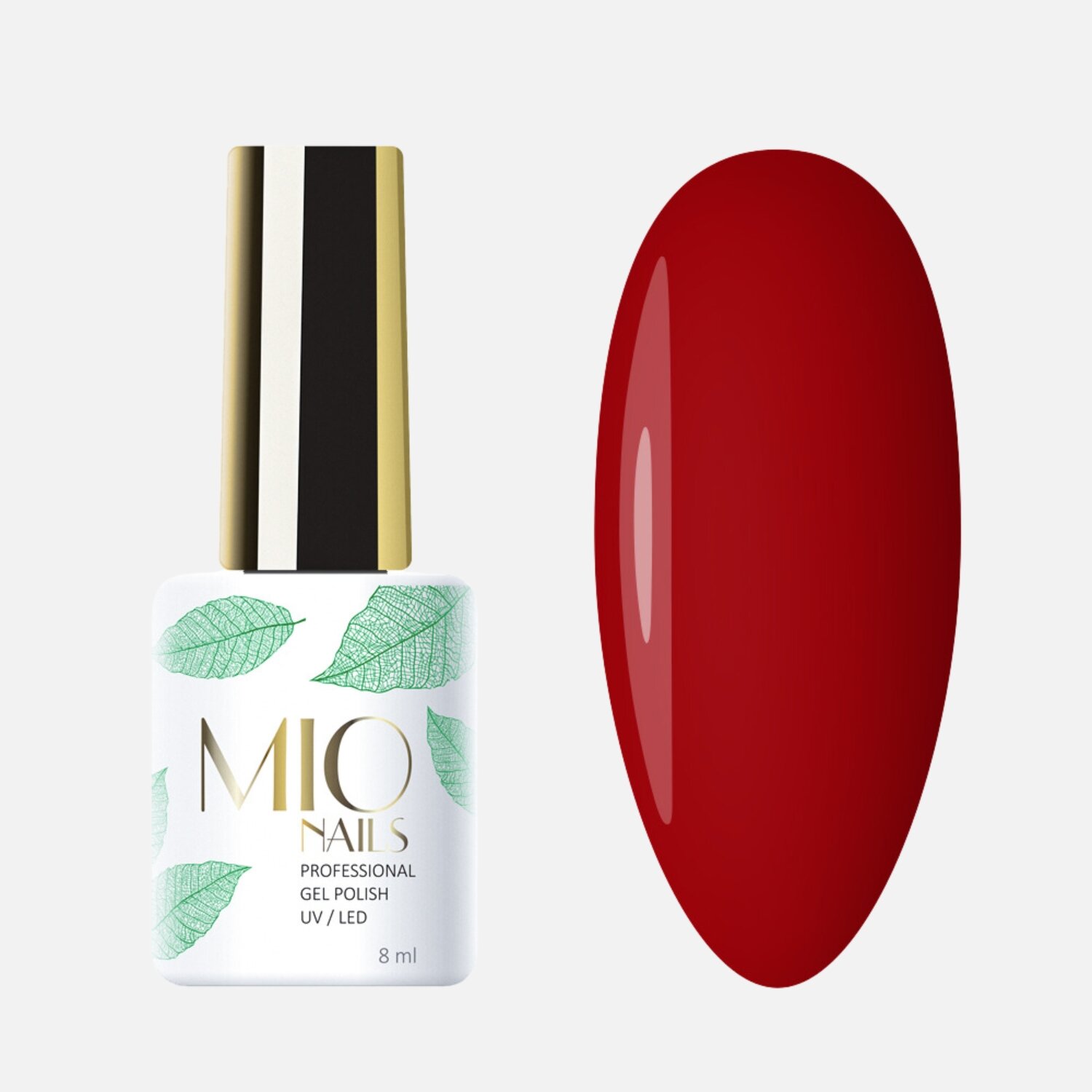 Гель-лак MIO Nails №V-12 Письмо Джульетте 8 мл насыщенный красный