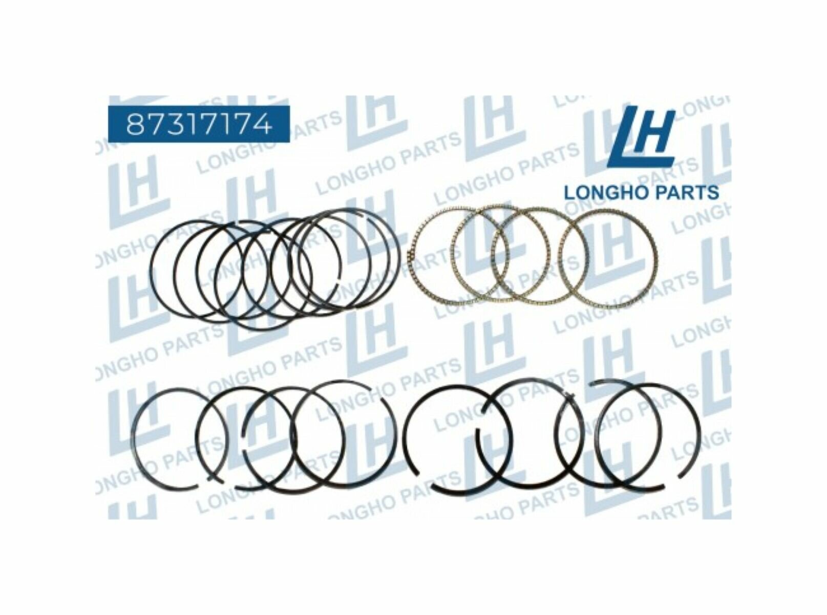 Кольца Поршневые (К-Т На 4 Цил. двигатель) Std, Диам. 68,50 Мм (1,2Х1,2Х2,5) \ Chevrolet Matiz, Aveo 1,2 96325192(Longho 87317174)