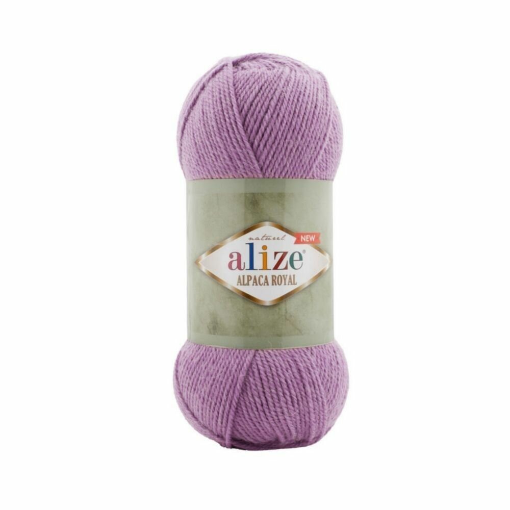 Пряжа для вязания Alize Alpaca royal new 438 темно-розовый. 100 гр/250 м 55% акрил, 30% шерсть, 15% альпака