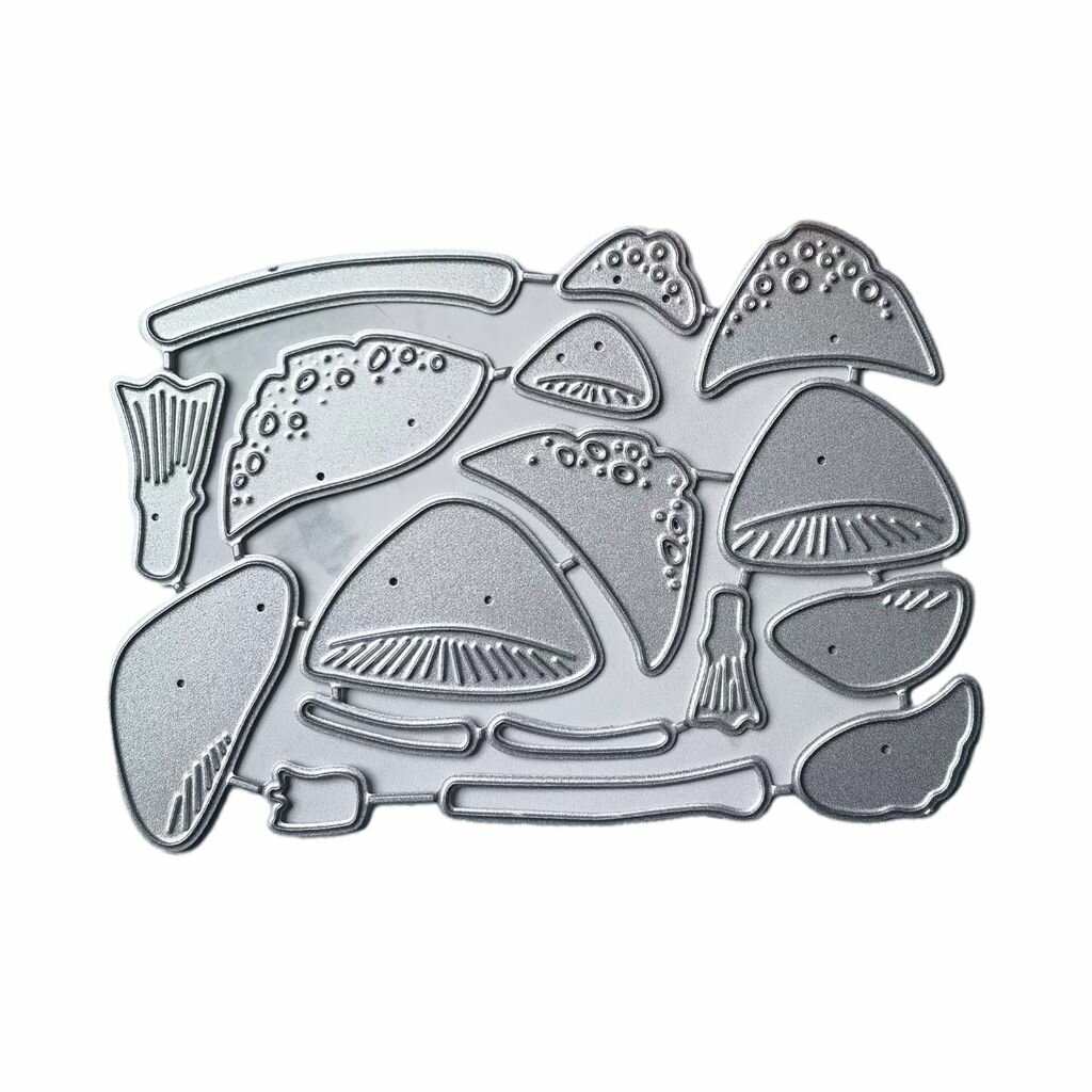 Сращивание Грибов Металлических Режущих Плашек Трафарет Для Скрапбукинга Высечки Карты Тиснение DIY Шаблон Фотоальбома Плесень Декор