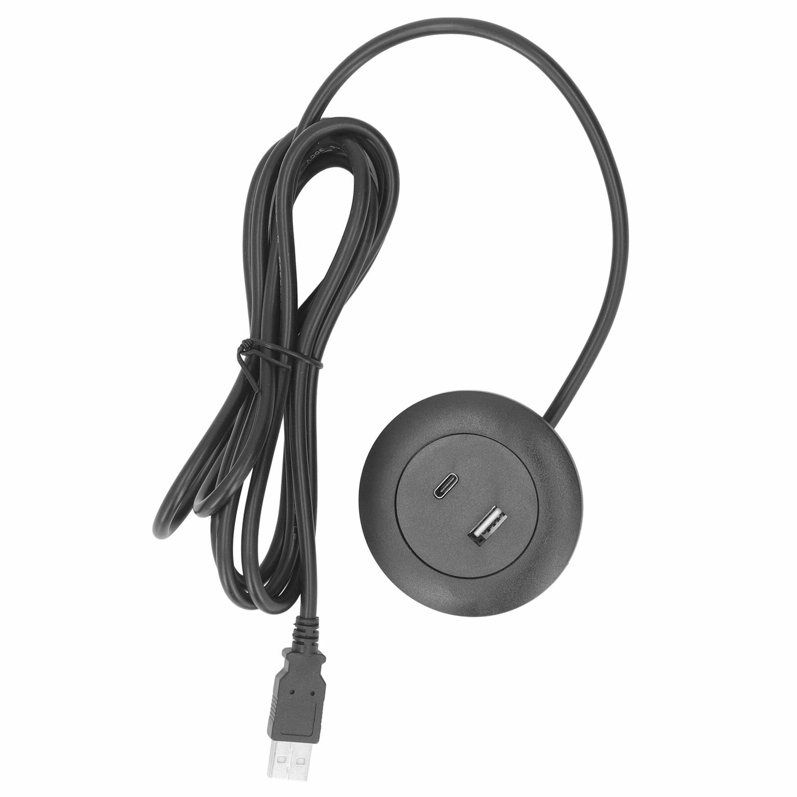 Встроенный круглый порт зарядки, настольный, с 5-вольтовым входом для диванов, столов, прикроватных верстаков, офисов и домов