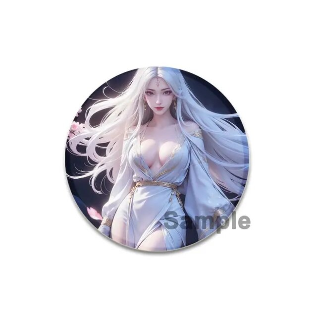 Zhu Xian китайская аниме династия нефрита круглые булавки Мультяшные персонажи значки косплей ручной работы DIY брошь декоративная одежда подарки