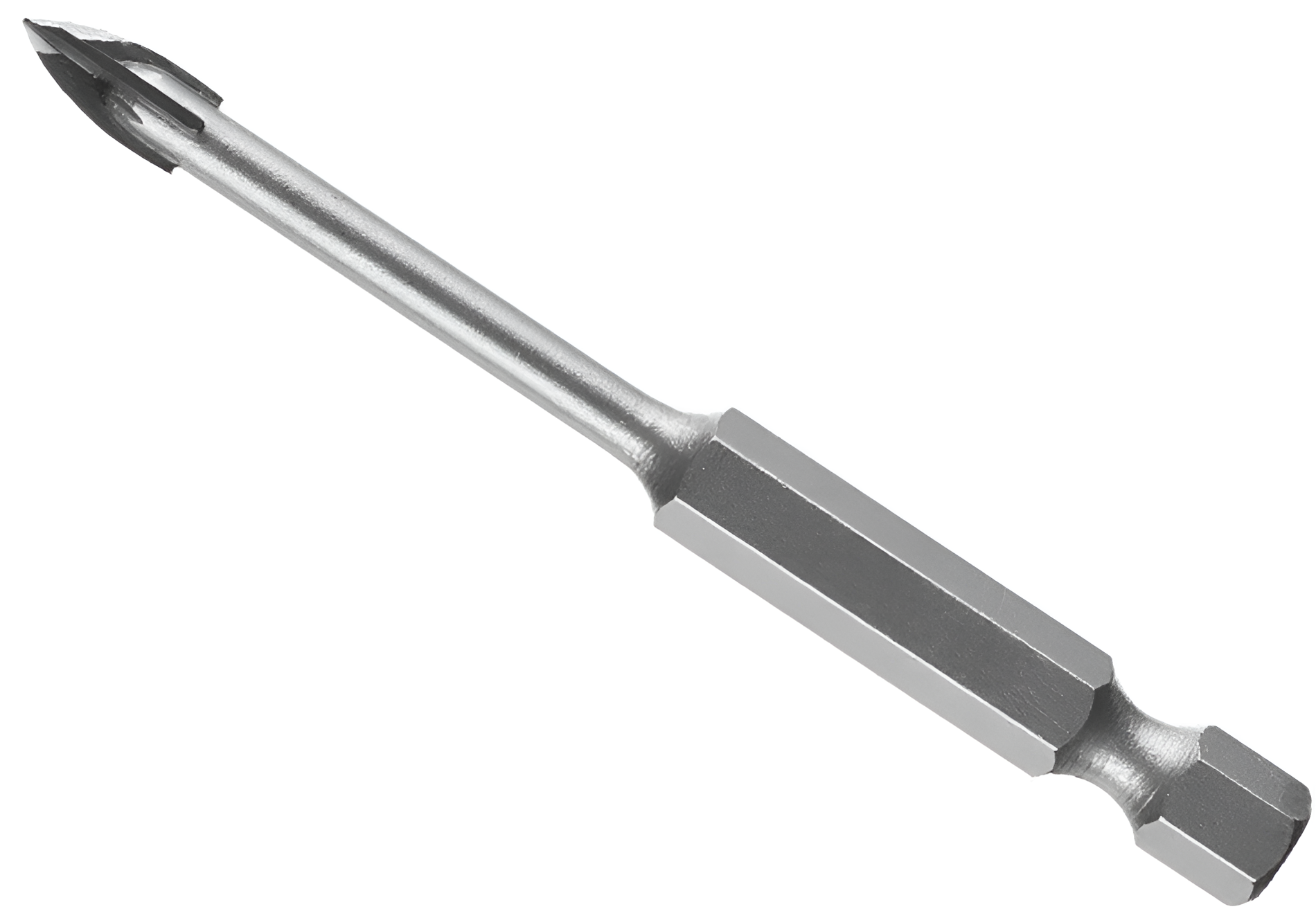 Сверло по кафелю"Quadro" 5мм, 4 режущие кромки, шестигранный хвостовик "888"