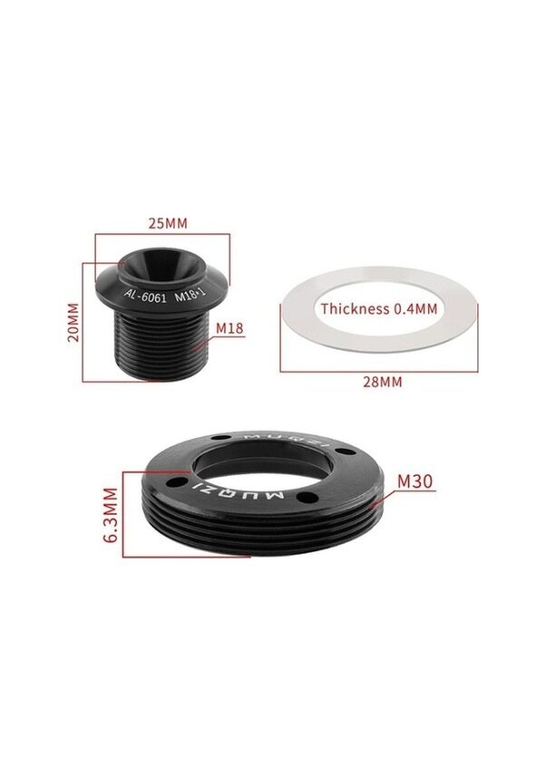 Черный болт шатуна из алюминиевого сплава, запчасти для велосипеда, черный цвет, Siyah