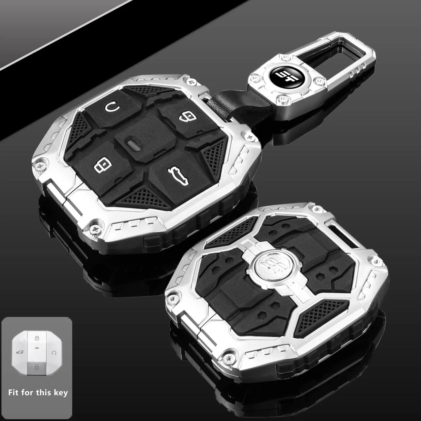 Чехол для ключей Jetour Freedom T2 Style3-Silvery