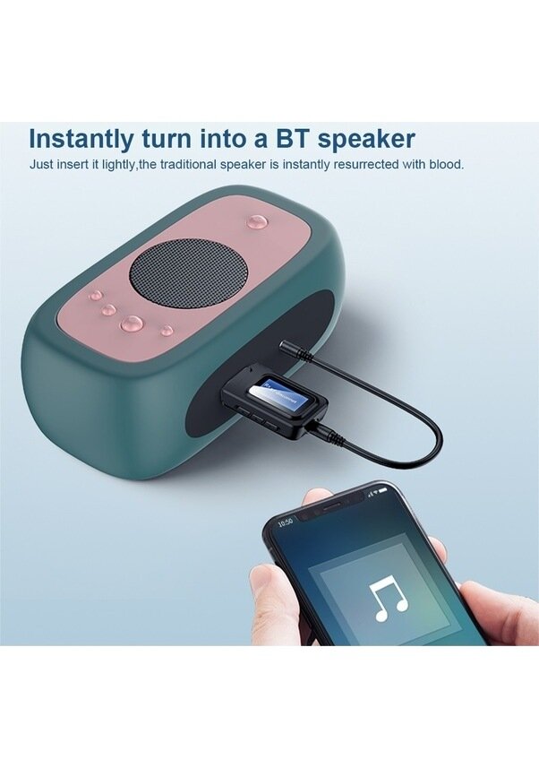 Bosphorusboutique передатчик USB TV аудио ПК ЖК беспроводной разъем дисплей Bluetooth 5.0 приемник адаптер 3,5 мм Aux Dongle 2 шт. в упаковке