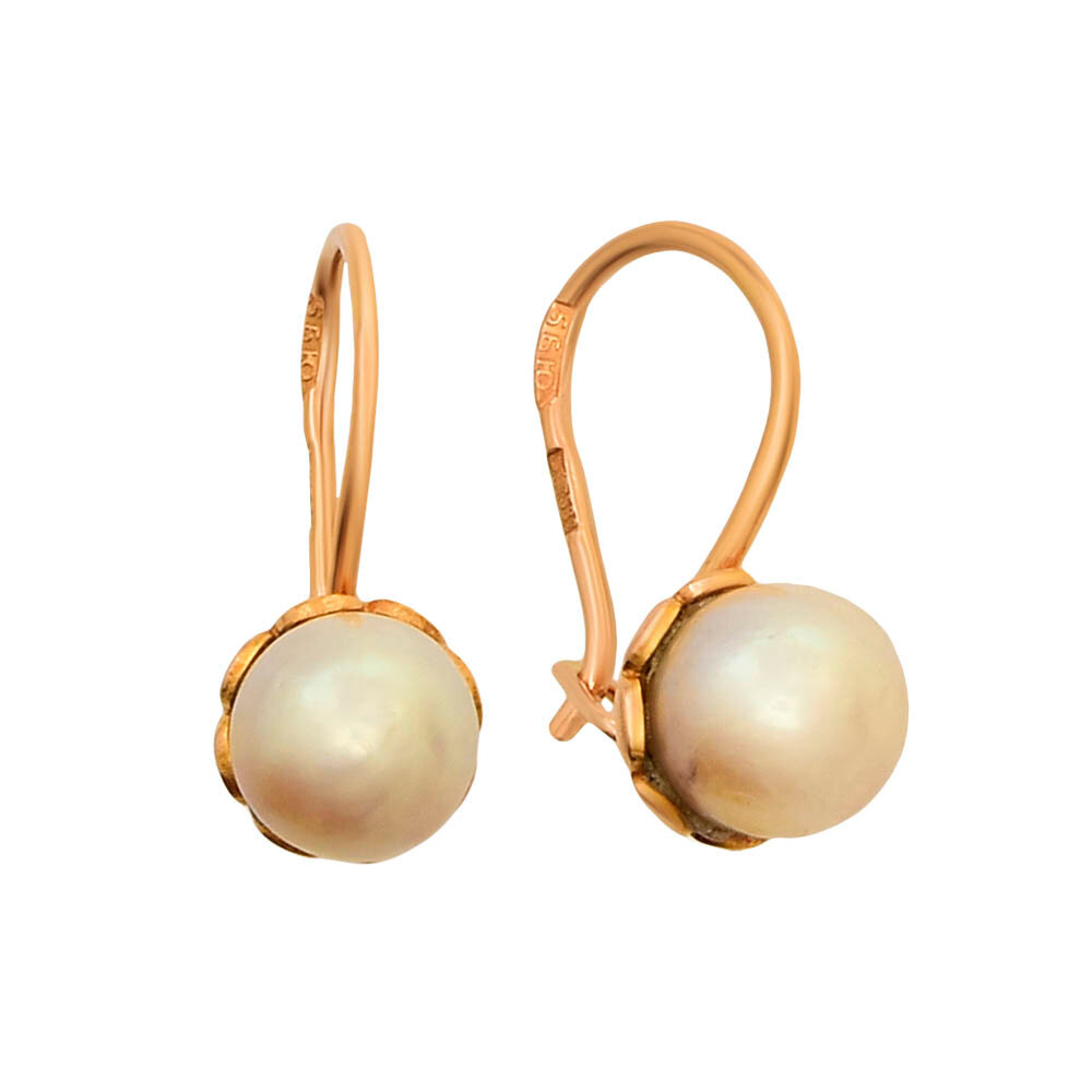 серьги из золота