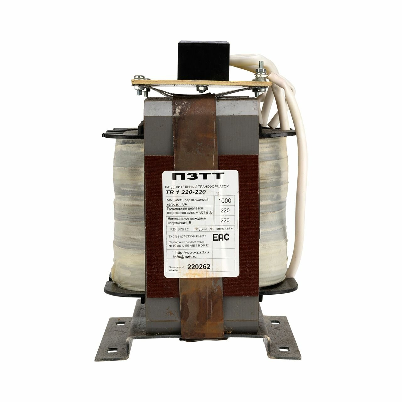 Разделительный трансформатор TR-1000 220В 220В