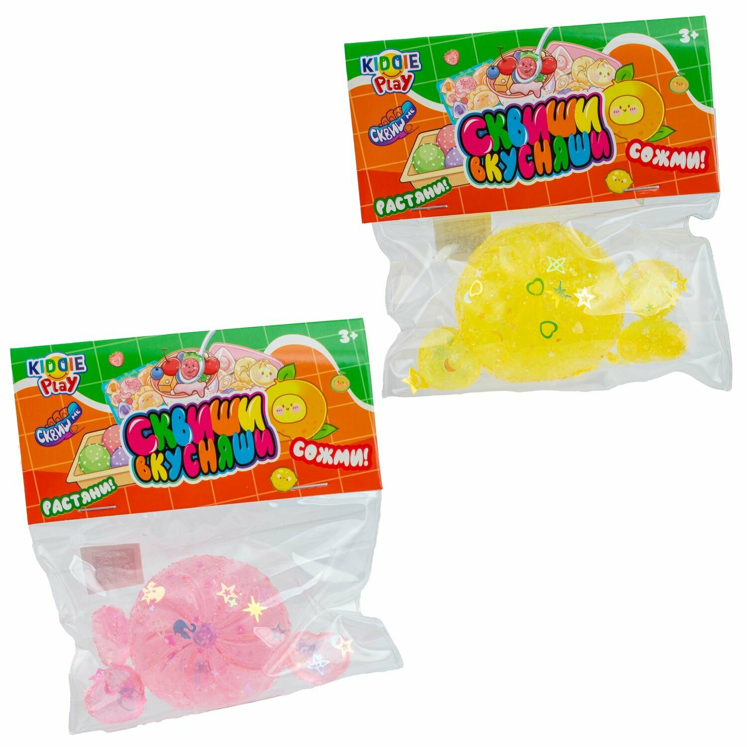 Игрушка-антистресс KiddiePlay сквиш мармеладные конфеты (1 шт.)