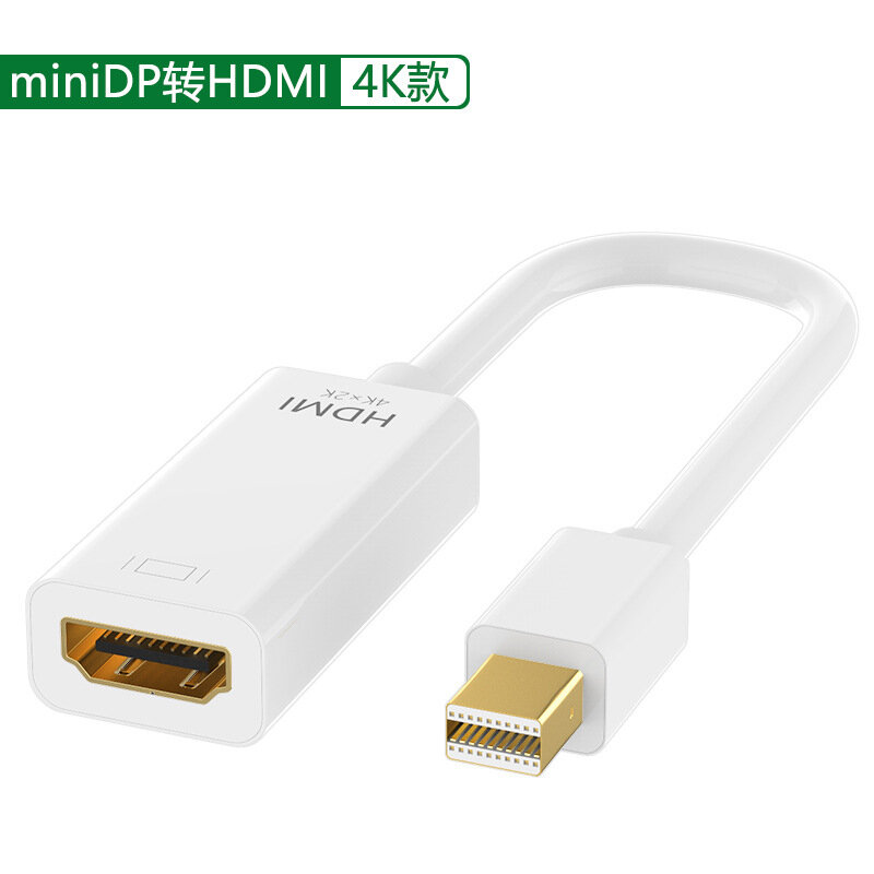 Кабель-адаптер, Mini DP к HDMI, 4K, белый