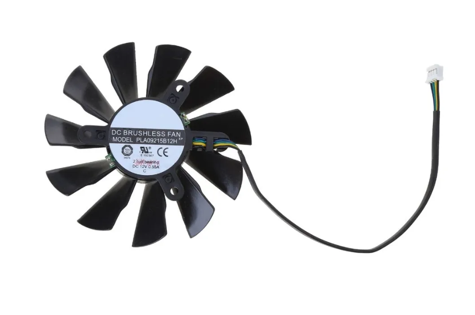 Вентилятор для видеокарты MSI N560, 570, 580GTX, HD6870, 86mm, PLA09215B12H