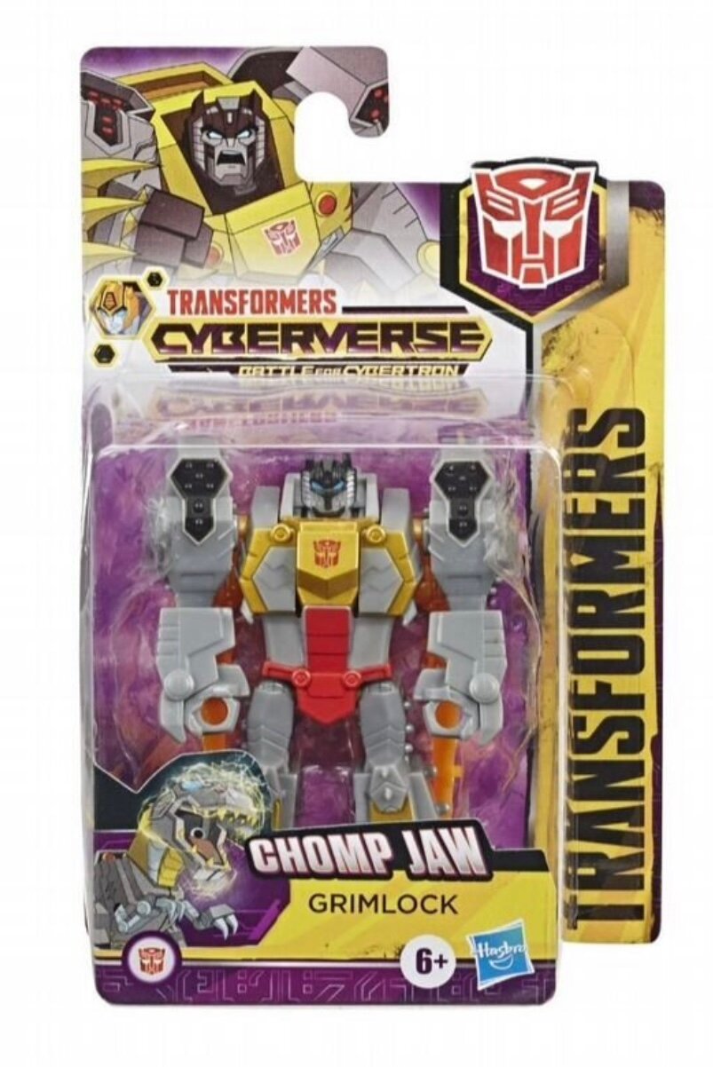 Трансформер Гримлок Hasbro Игрушка Transformers Cyberverse Chomp Jaw Grimlock grey