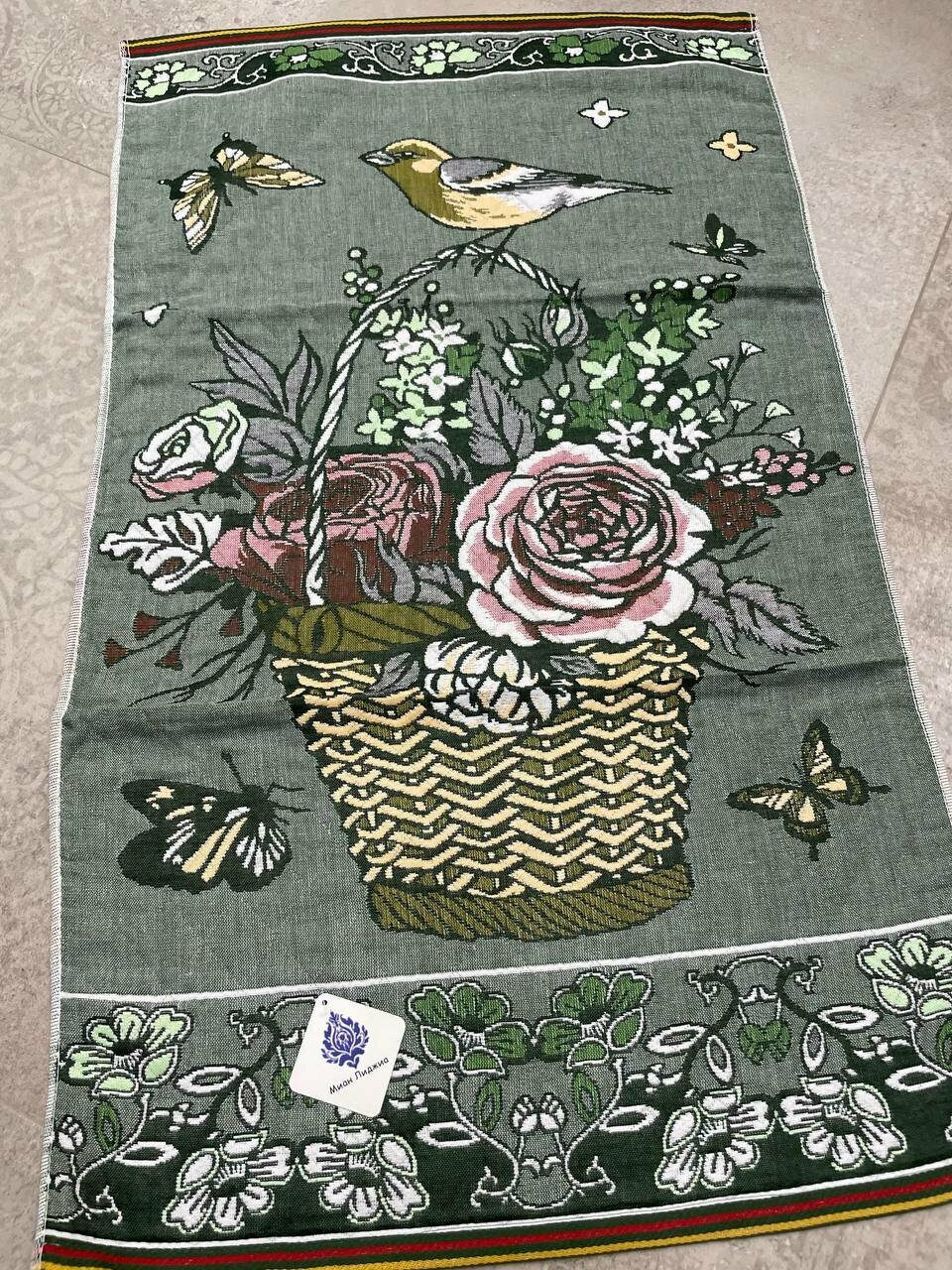 Полотенце для лица и рук, лён 50*90 см. 1 шт.
