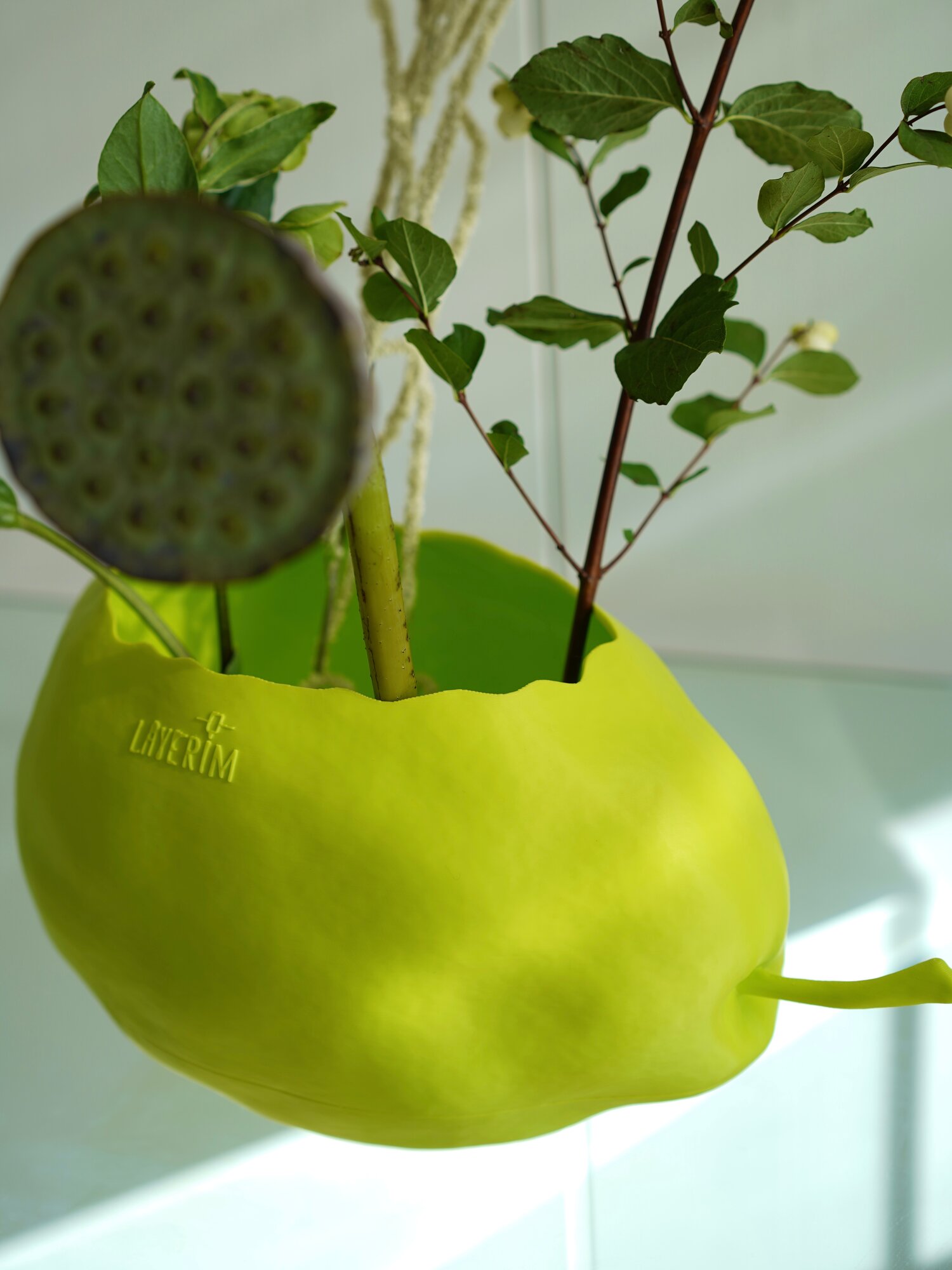 Кашпо для цветов "Груша", 2.8 л, 28.7x16.7x14.8 см, для дома, Лэйерим