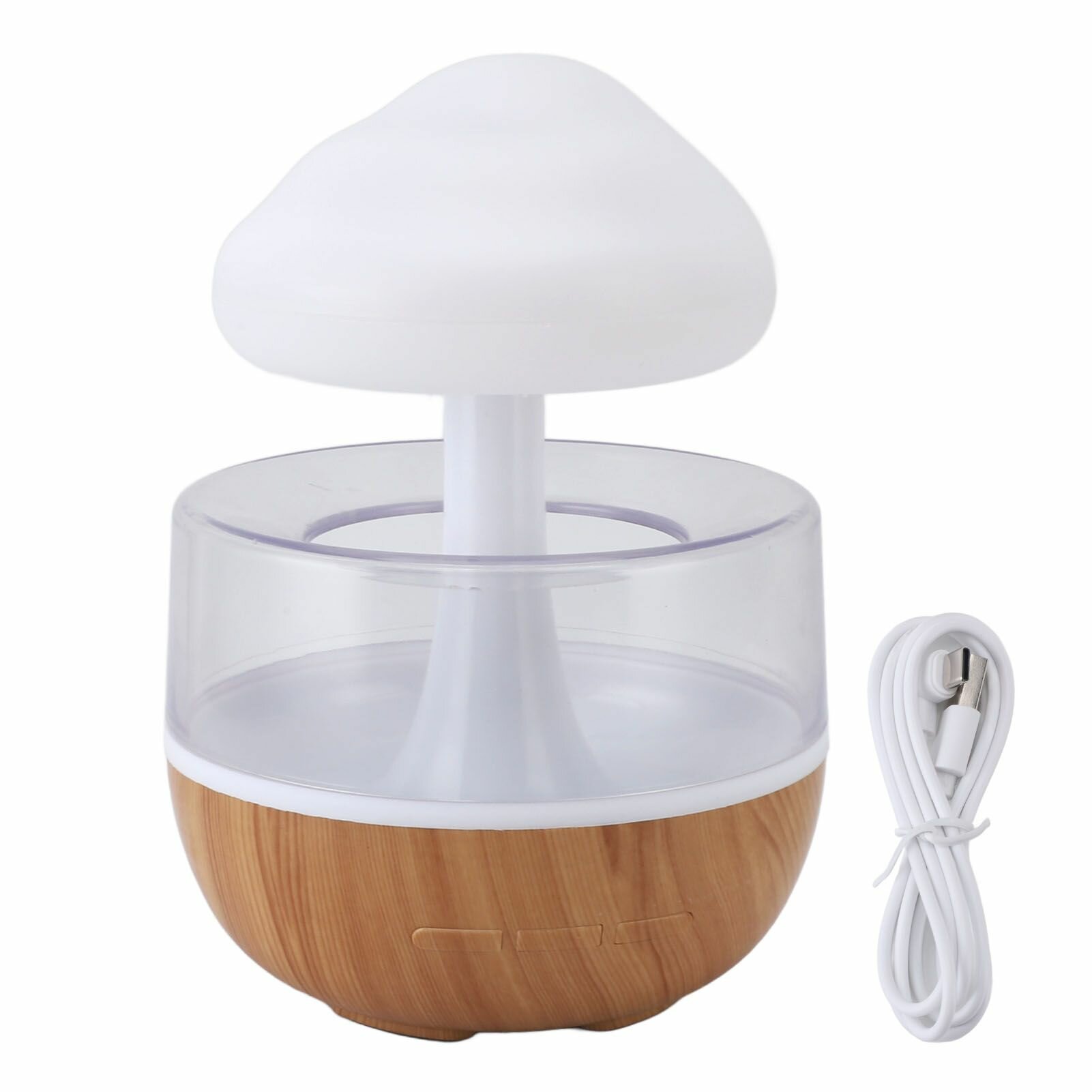 Увлажнитель с каплями дождя, многофункциональный, тихий, с большим объемом распыления, ночник, увлажнитель для ароматерапии для дома, спальни, офиса