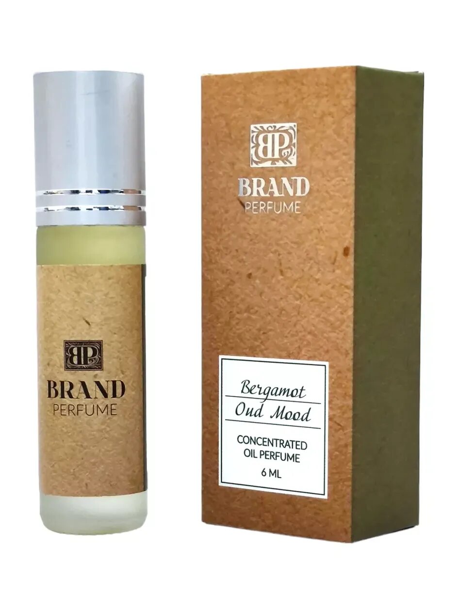 Масляные духи BRAND PERFUME Bergamot Oud Mood / Бергамот Уд Муд (6 мл.)