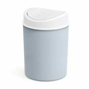 Контейнер для мусора Полимербыт Breeze, 1.6 л, голубой