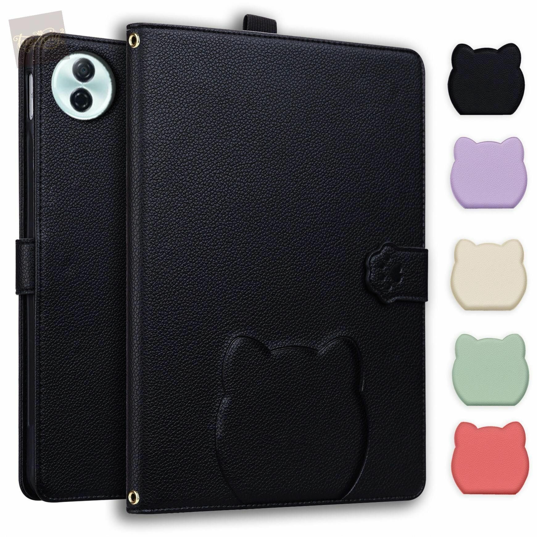 Кошачья форма Чехол для Honor Pad 10 12.1 (Хонор Пад 10)Honor Tablet 10 Элегантный Чёрный