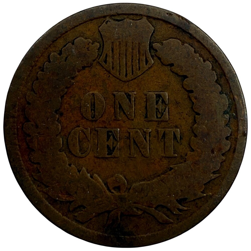 США 1 цент 1907 г. (Голова индейца) (Лот №2)
