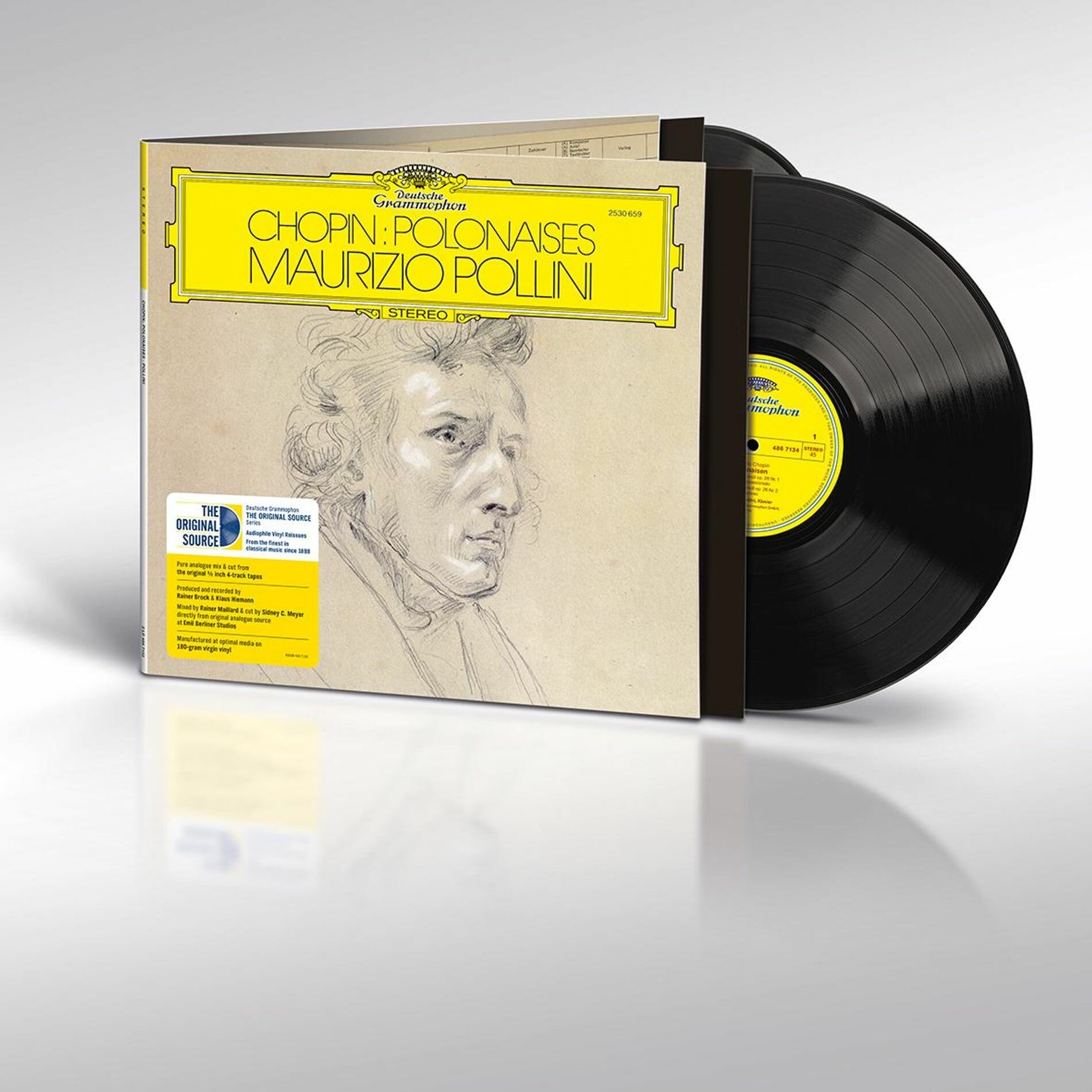 Maurizio Pollini - Chopin: Polonaises (Analogue, Original Source) (2LP) 2025, Limited Edition, Виниловая пластинка